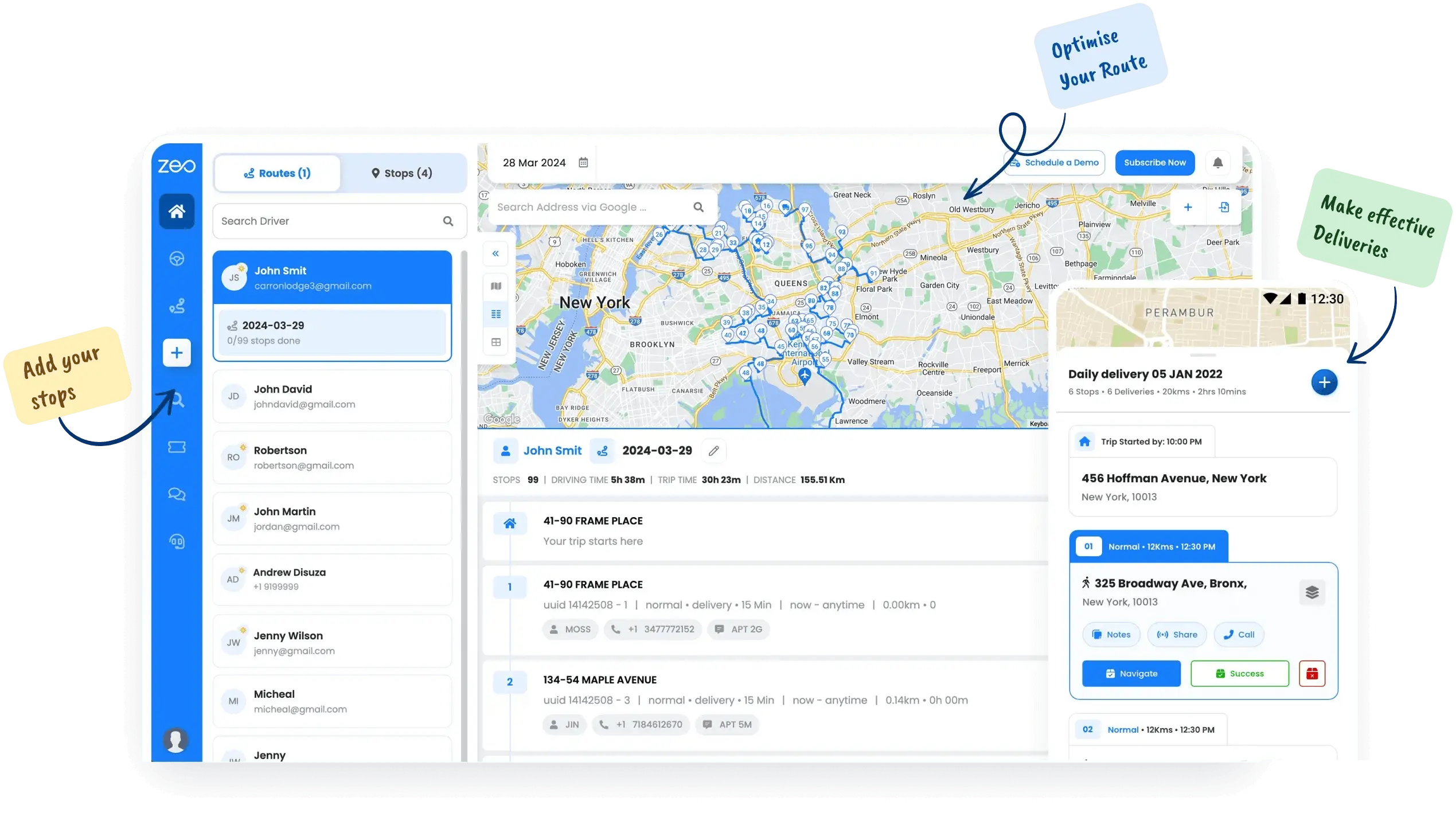 Zeo Route Planner Zeo Route Planner