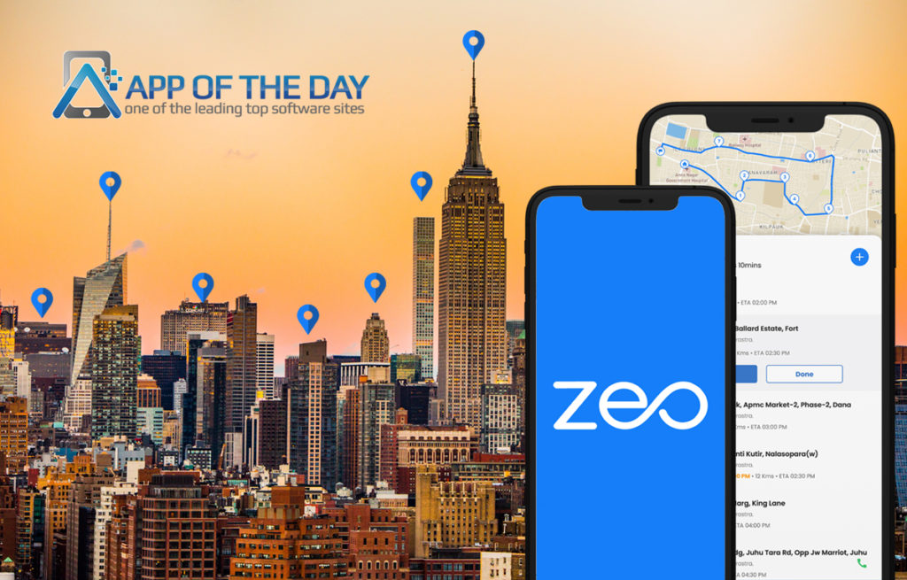 Zeo ได้รับการแนะนำใน App of the Day!