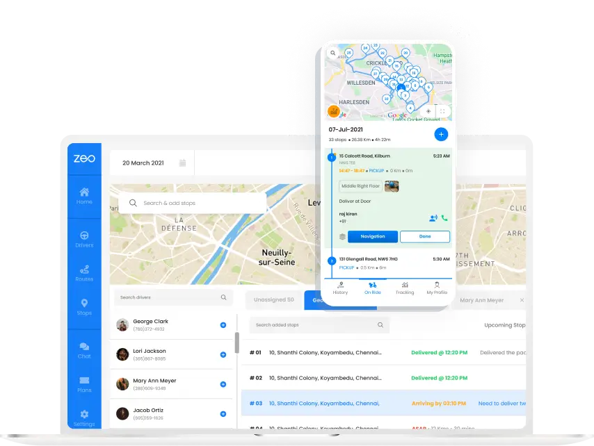 Zeo Route Planner, #1 Rated for Productivity, Time